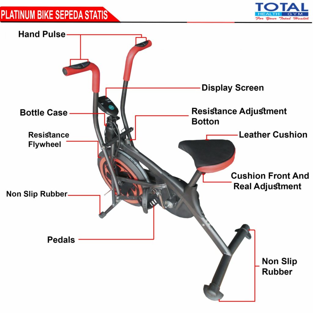 Toko Sepeda Statis Recumbent Static Total Platinum Bike Murah